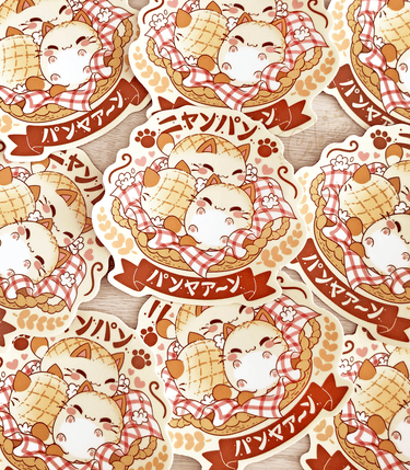 Nyanpan Bakery Vinyl Sticker – Sugar Bunny Shop